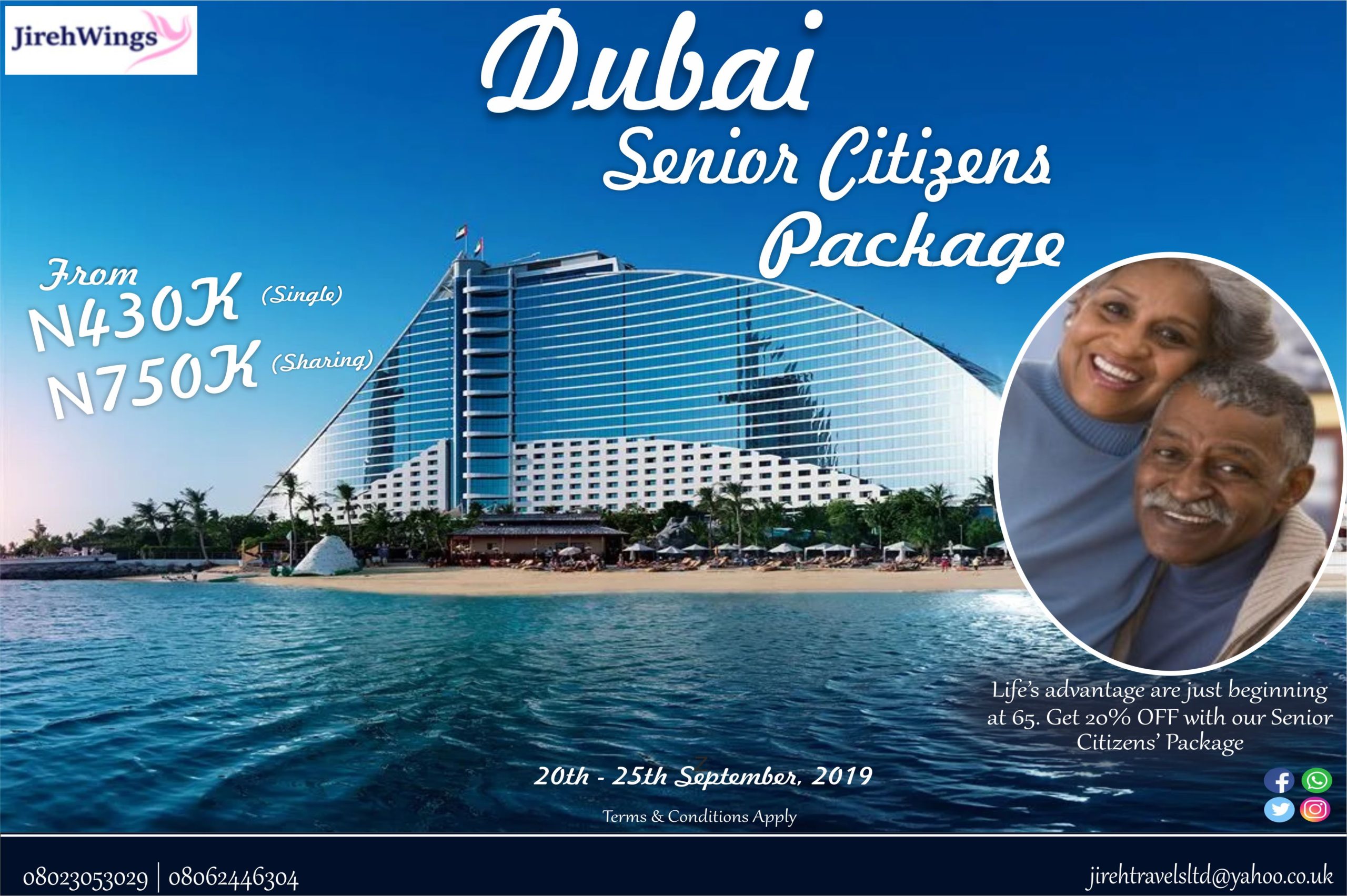 SENIOR CITIZEN’S PACKAGE – Jireh Travels & Tours Ltd